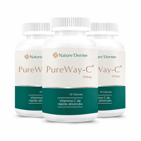 PureWay-C® 100mg - Vitamina C de Rápida Absorção – Nature Derme
