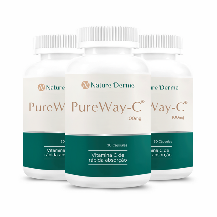 PureWay-C® 100mg - Vitamina C de Rápida Absorção – Nature Derme