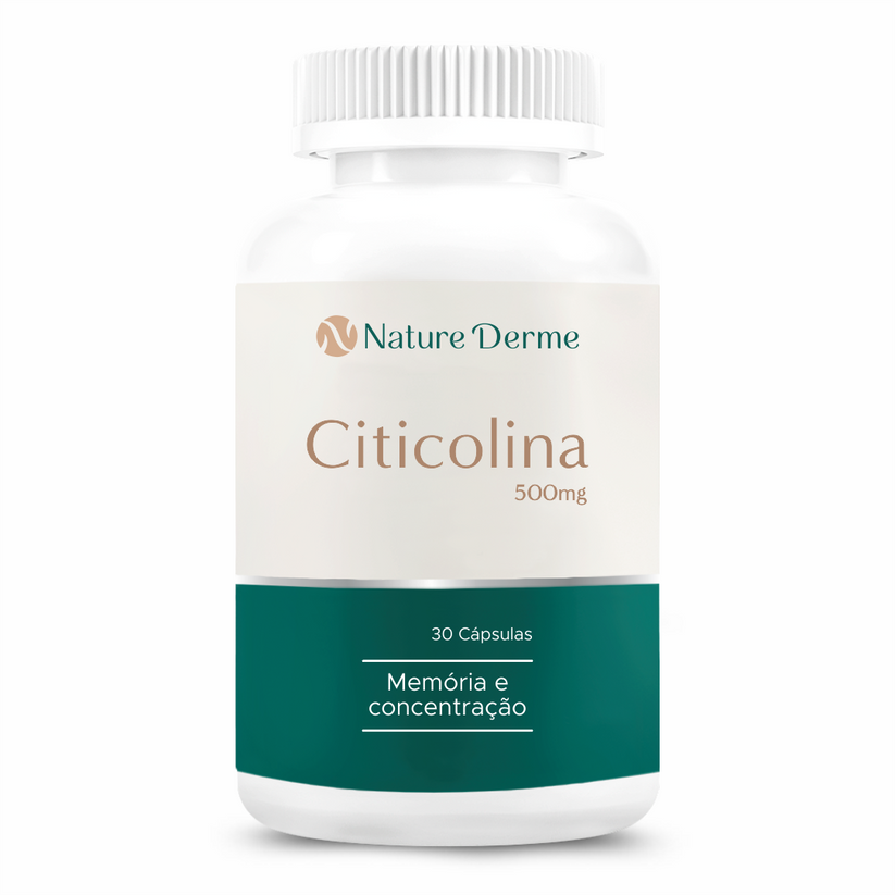 Citicolina 500mg - Memória e Concentração – Nature Derme