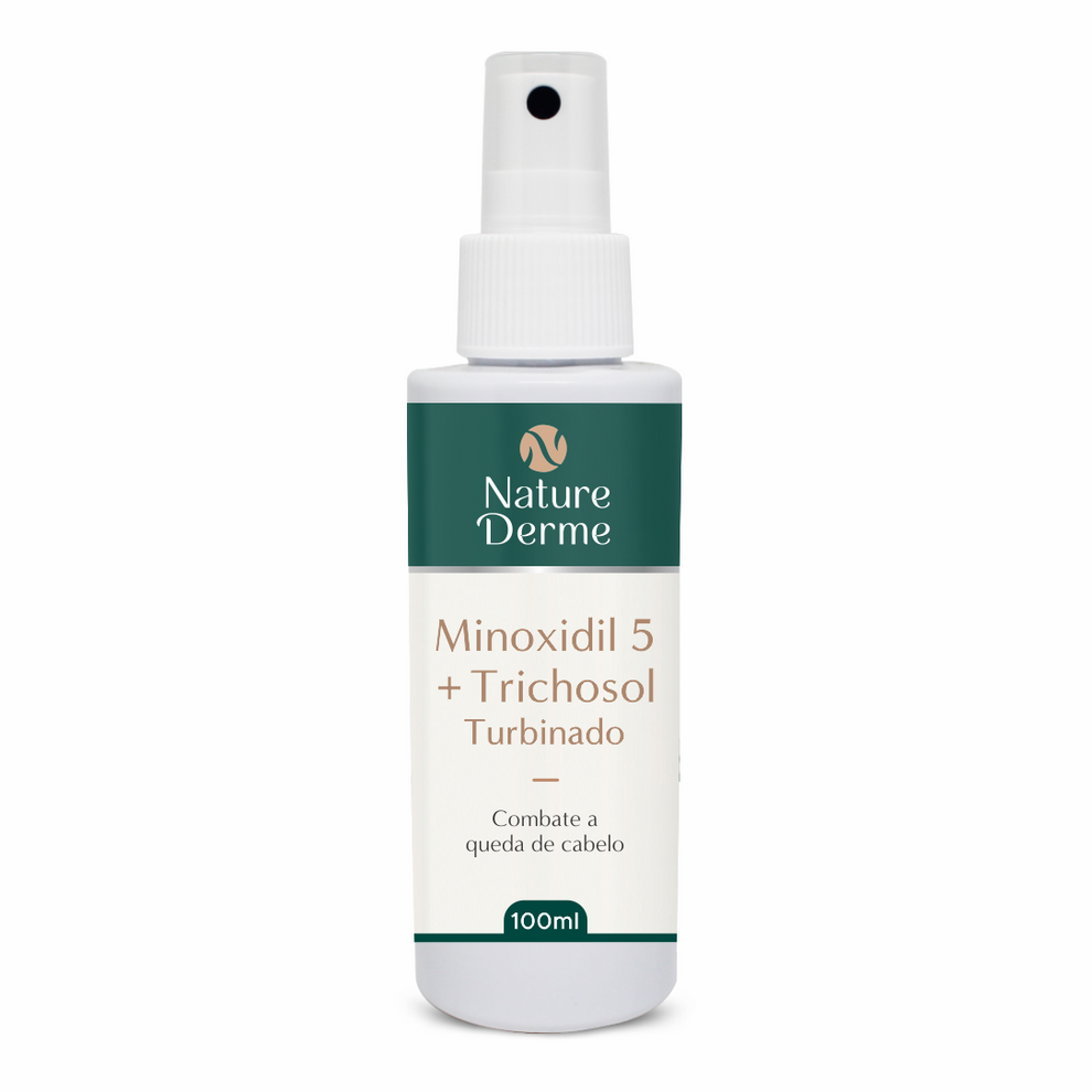 Minoxidil 5% + TrichoSol 100ml - Turbinado – Nature Derme