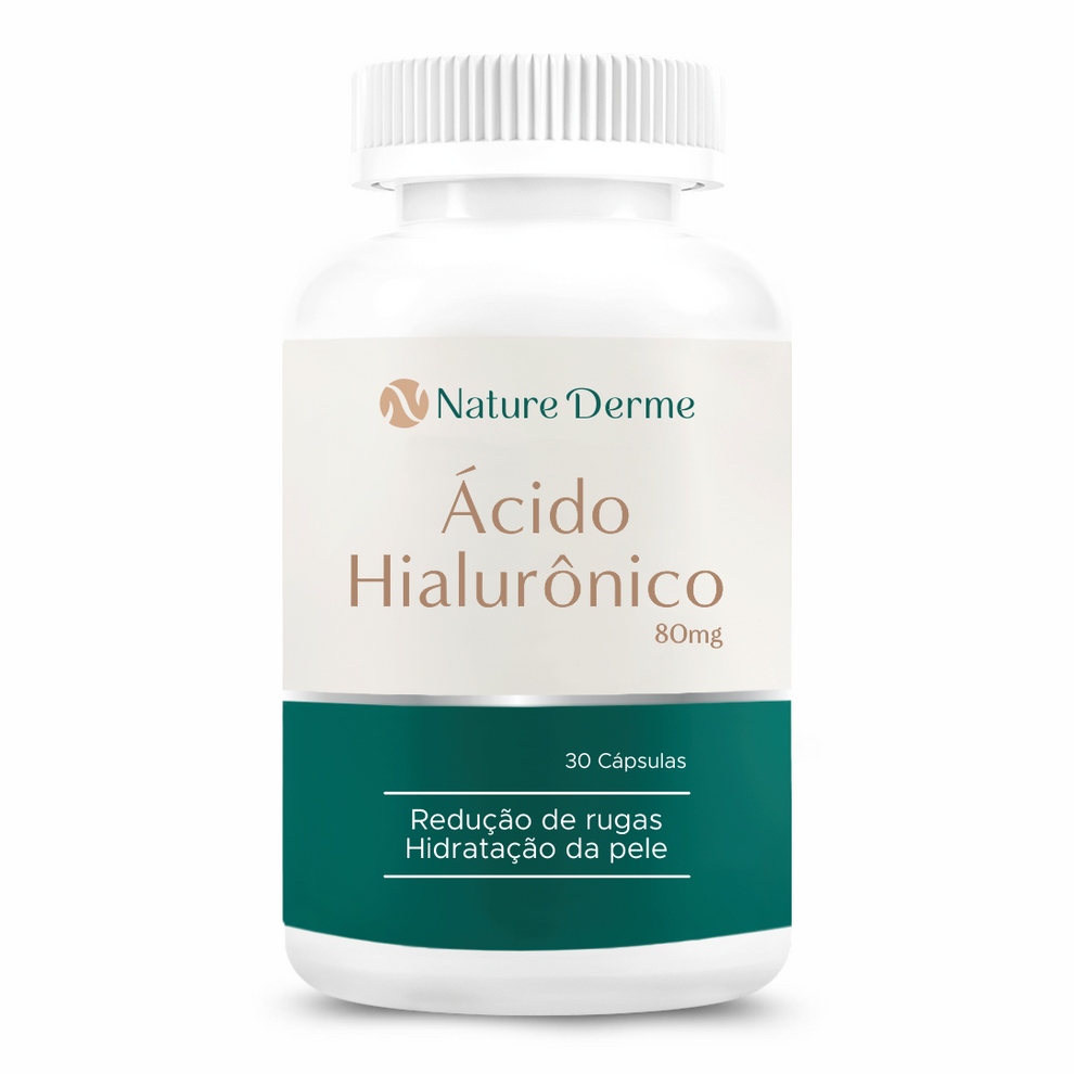 Ácido Hialurônico 80mg - Cápsulas da Beleza – Nature Derme